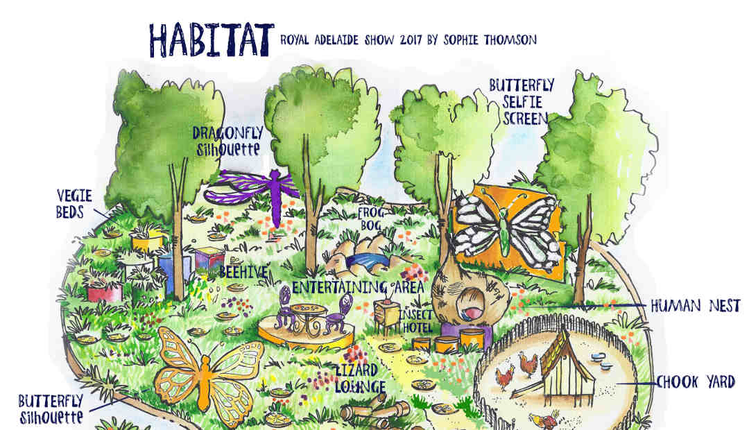 ‘Habitat’ by Sophie Thomson – a garden for the Royal Adelaide Show